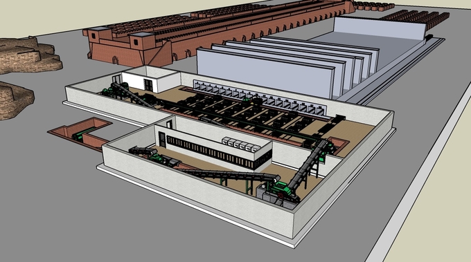 Brick Cart for Firing Bricks Hoffmann Kiln Hybrid Kiln 46 Gates 52 Gates