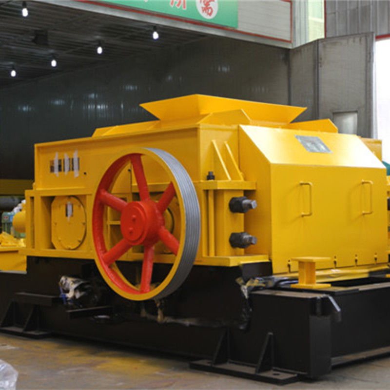 GS800 2mm Brick Crusher Clay Brick Making Machines With Two Motors