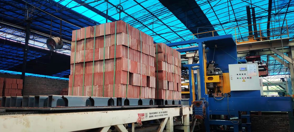ISO Automatic Brick Making Machine 40kw Packing Brick Production Line
