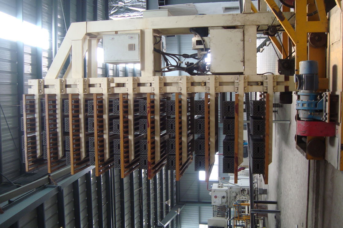 50KW Setting Automatic Brick Making Machine Brick Loading And Unloading System