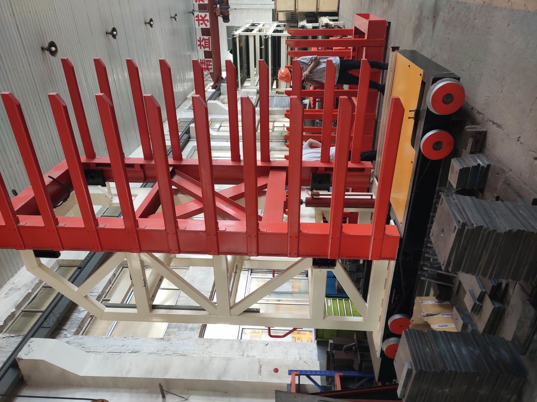 50KW Pallet Brick Loading And Unloading System Hoffman / Tunnel Kiln