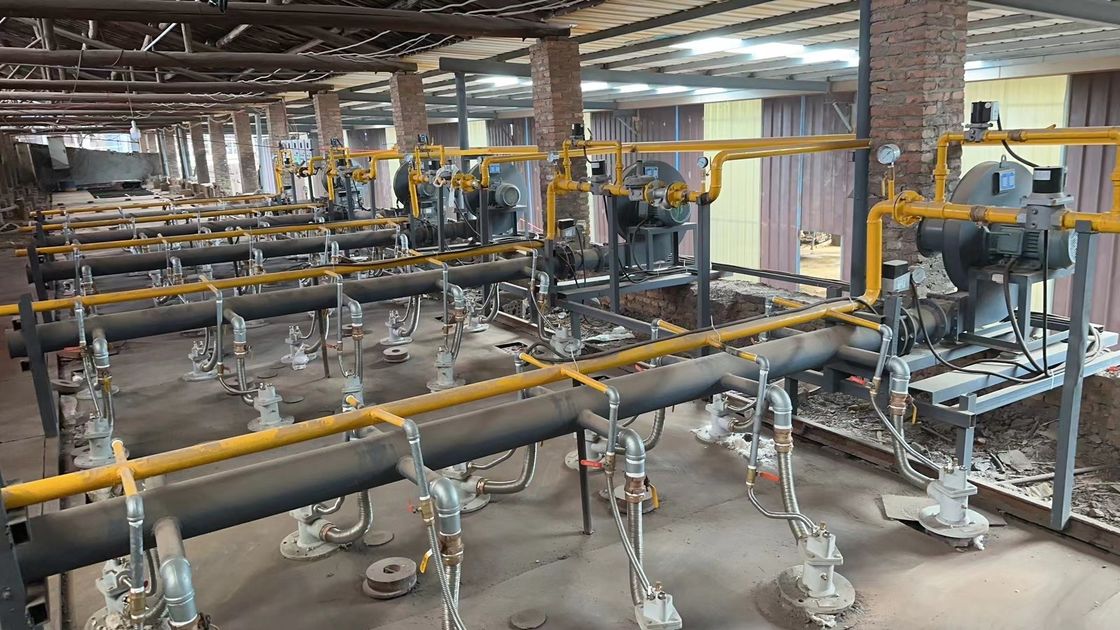 Natural Gas Brick Burning Machine Hoffman Kiln Brick Manufacturing Plant