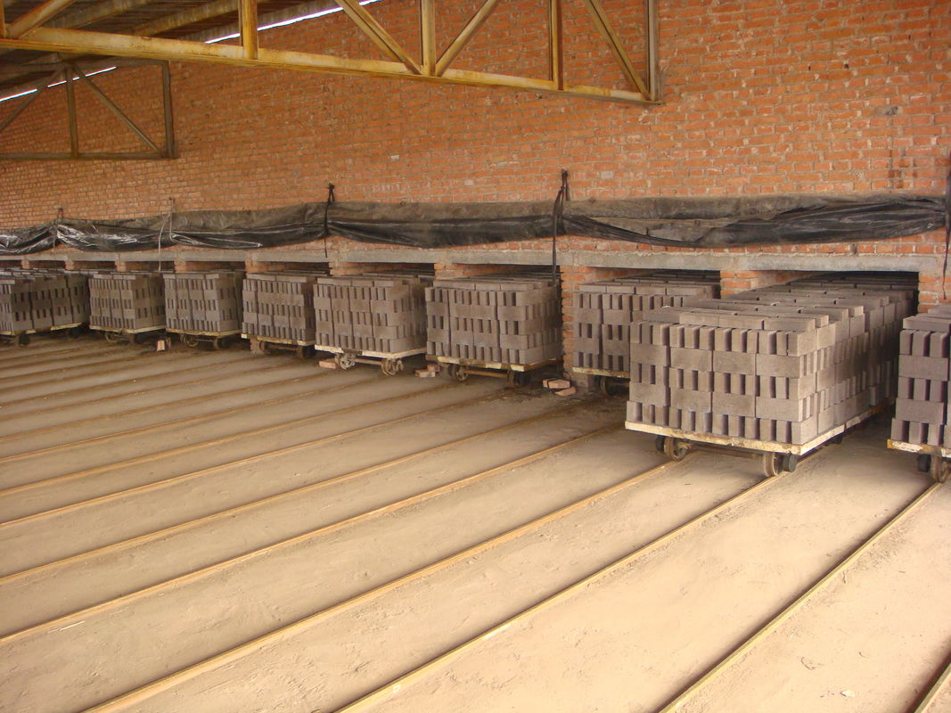 46/52 Gates Hoffman Kiln Cart For Burning Bricks Factory With Drying ...