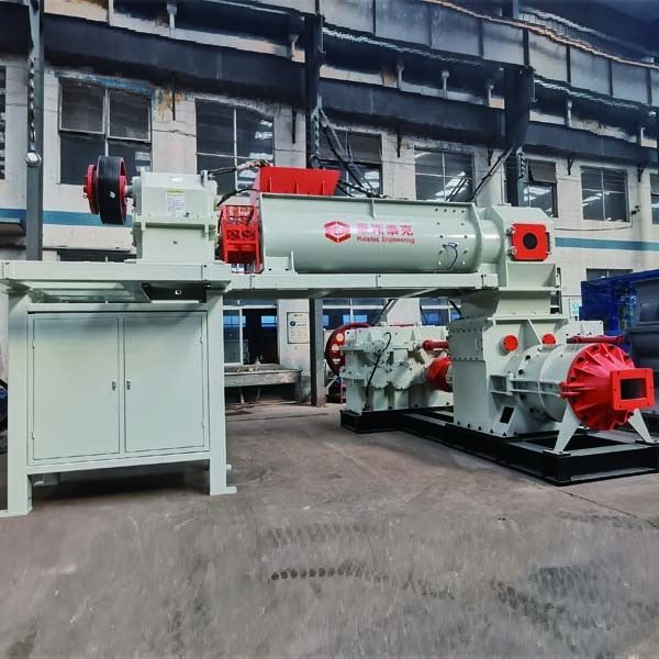 JKY55 Double Stage Vacuum Clay Brick Extruder Machine Brick Making Machine