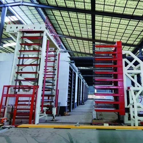 Automatic Brick Production Line Twice Setting Pallet Loading And Unloading System