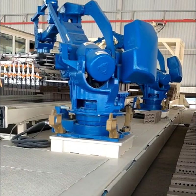 CE / ISO Robot Stacking Clay Brick Maker Machine With Fully Automation ...