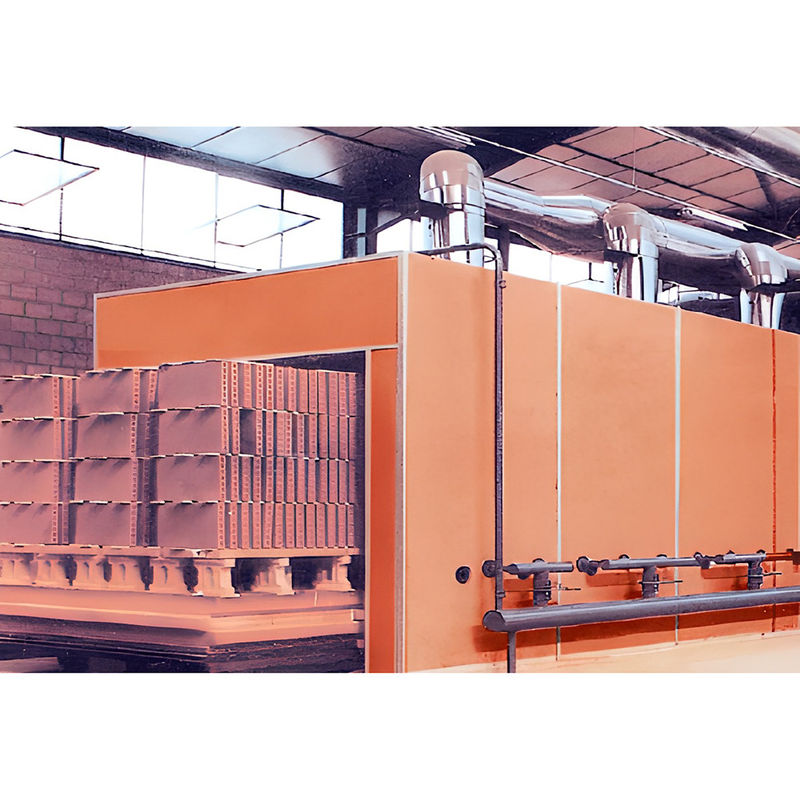 Brick Burning Machine Clay Brick Tunnel Kiln For Red Brick ...