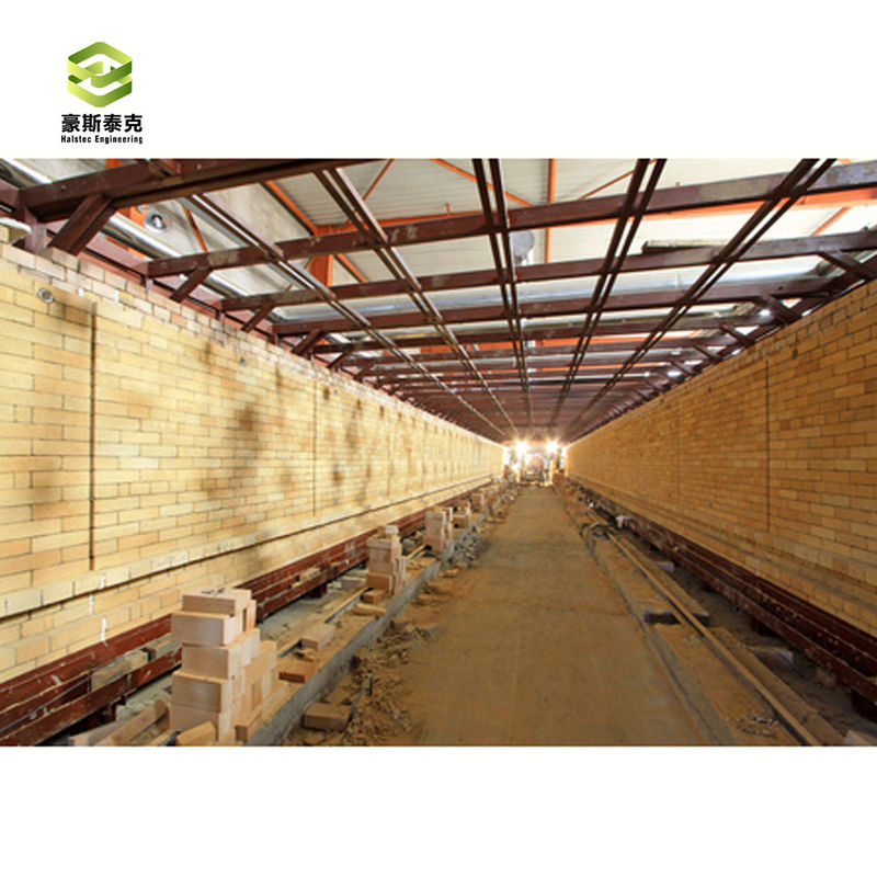 Brick Making Machine Fully Automatic Brick Factory Tunnel Kiln For Clay ...