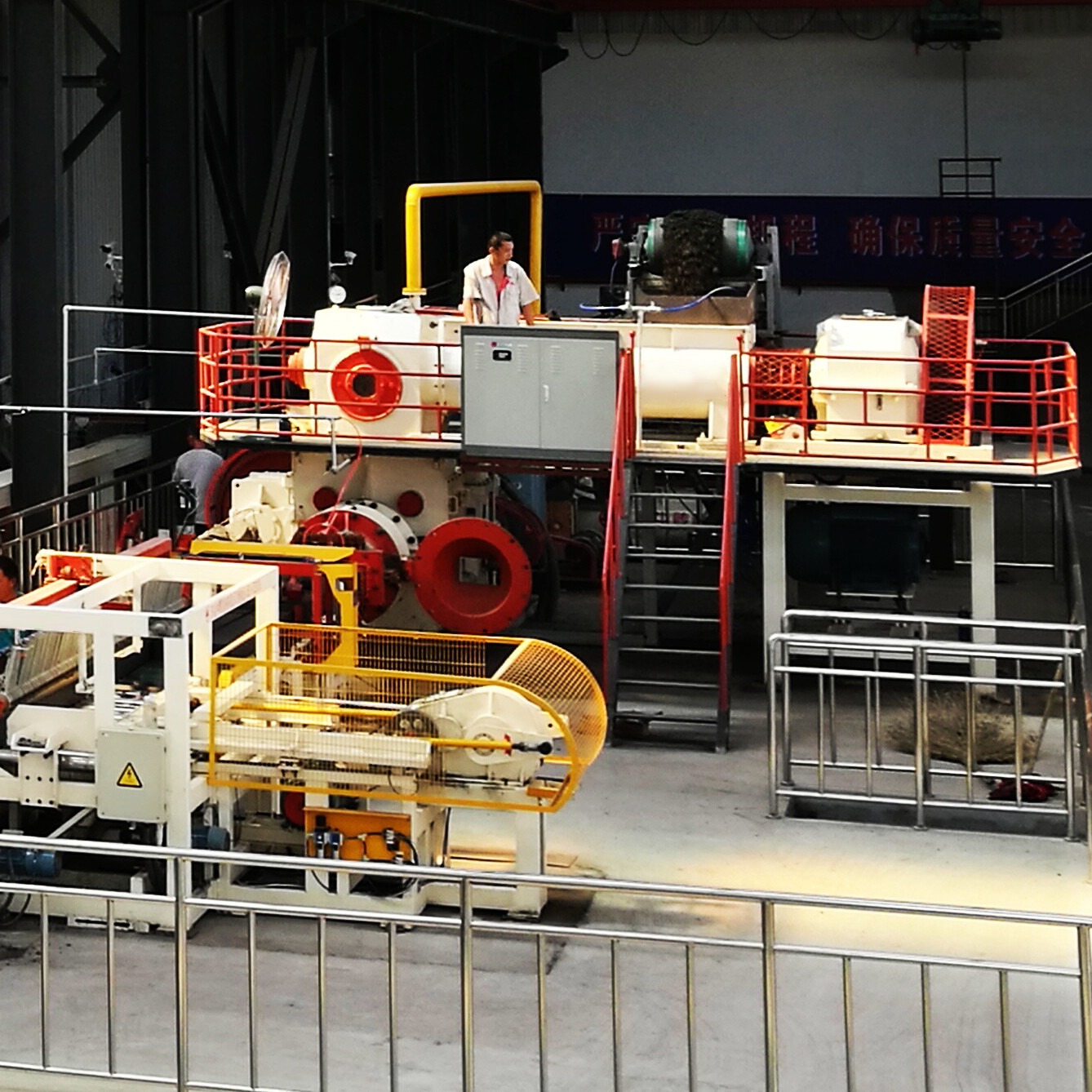 Fully Automation System Double Stage Vacuum Extruder Clay Brick Maker ...