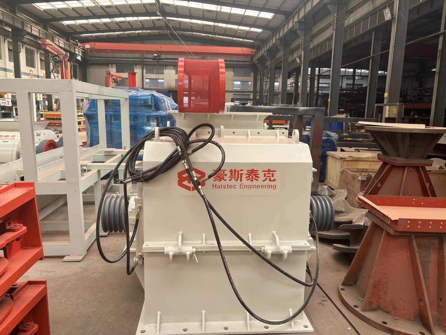 High Efficient PC 800 10-50 Ton/Hour 45kw Hammer Crusher For Brick Factory